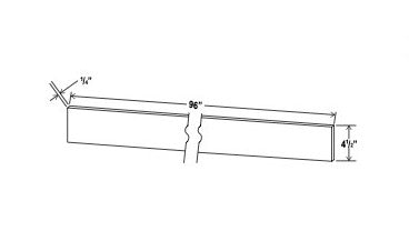 Toe Kick Plywood Moulding – Word of Mouth Cabinets